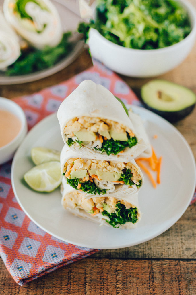 Vegan Sriracha Avocado Wraps: your New Favorite Lunch | Sincerely Katerina