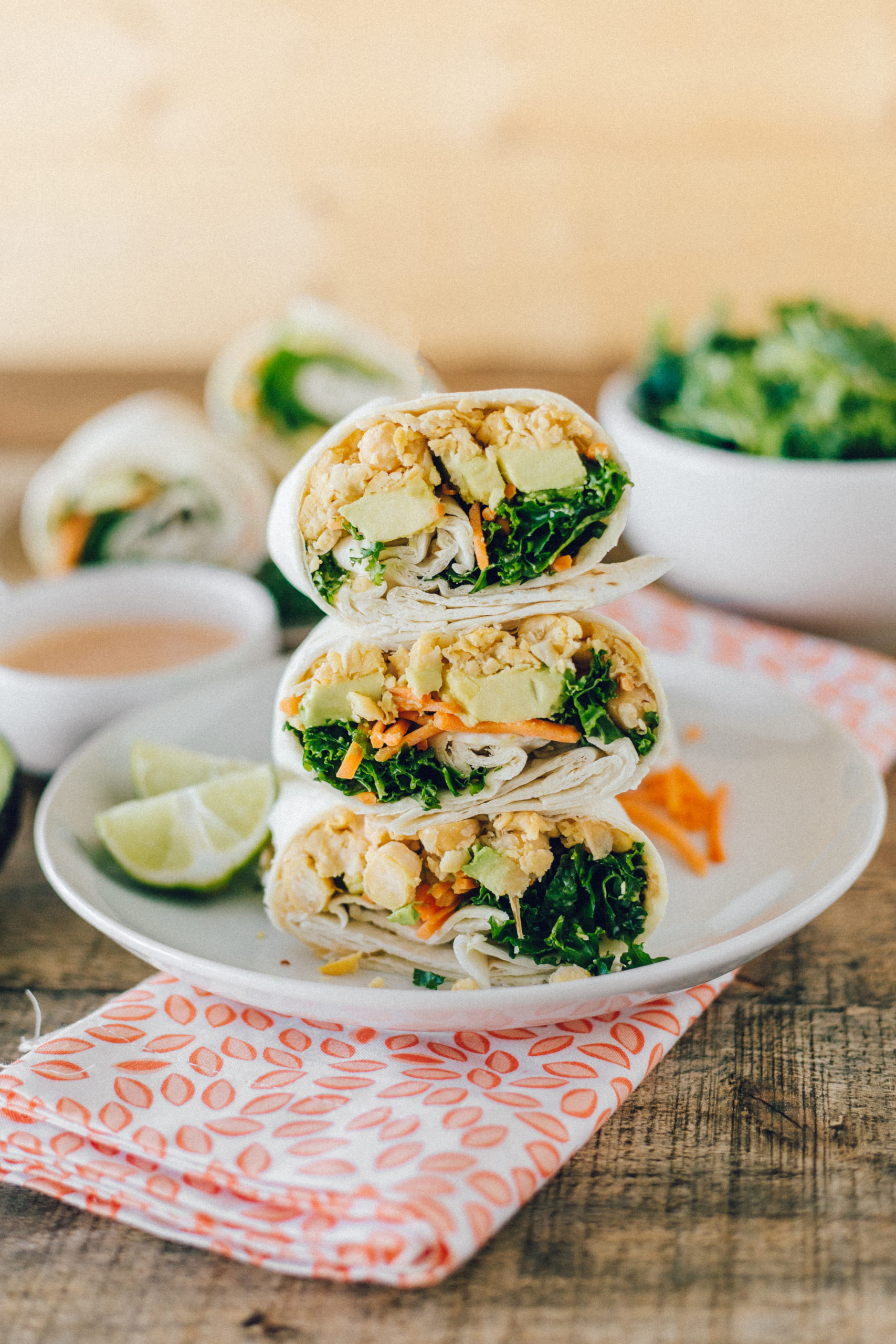 Vegan Sriracha Avocado Wraps: your New Favorite Lunch | Sincerely Katerina