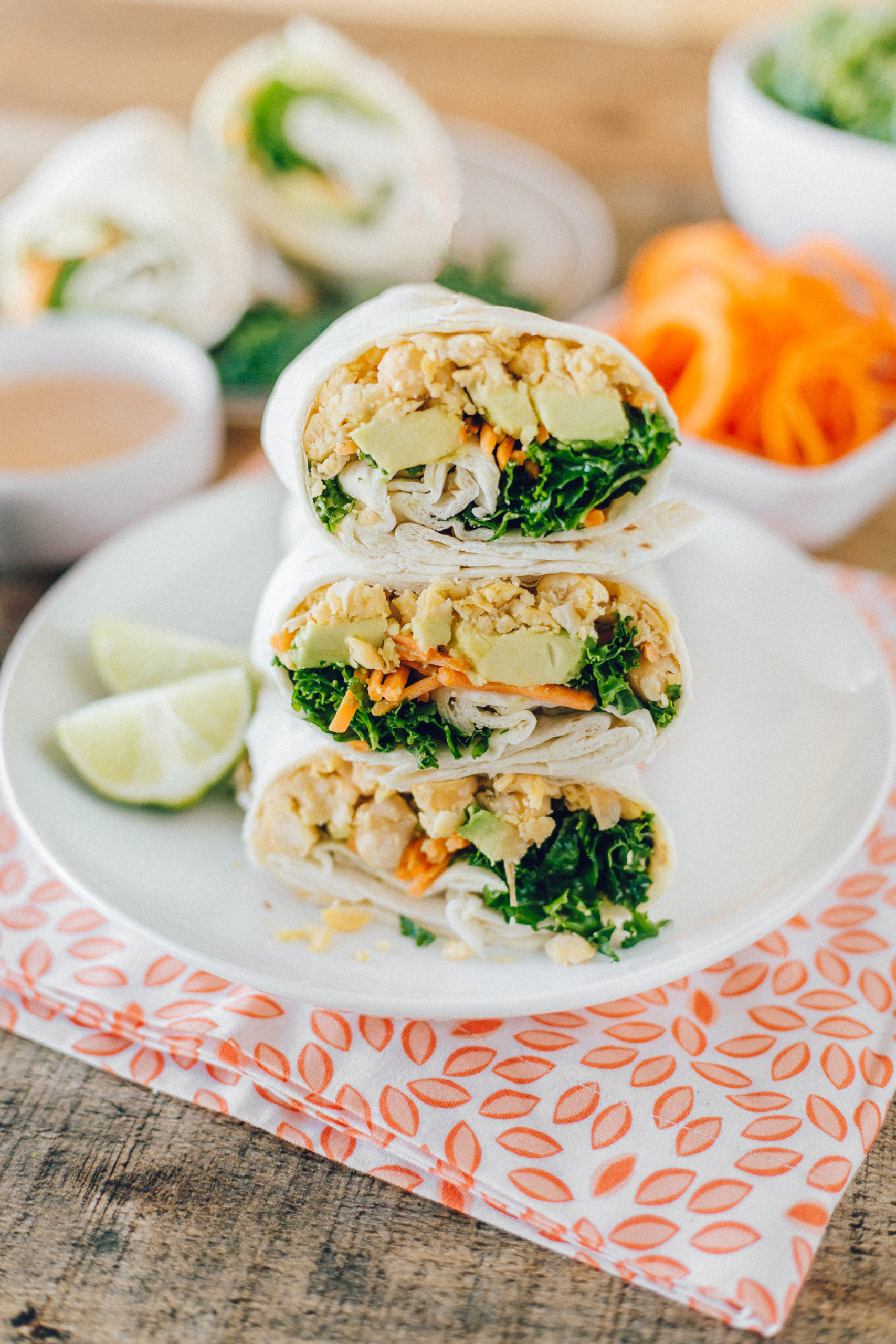 Vegan Sriracha Avocado Wraps: your New Favorite Lunch | Sincerely Katerina