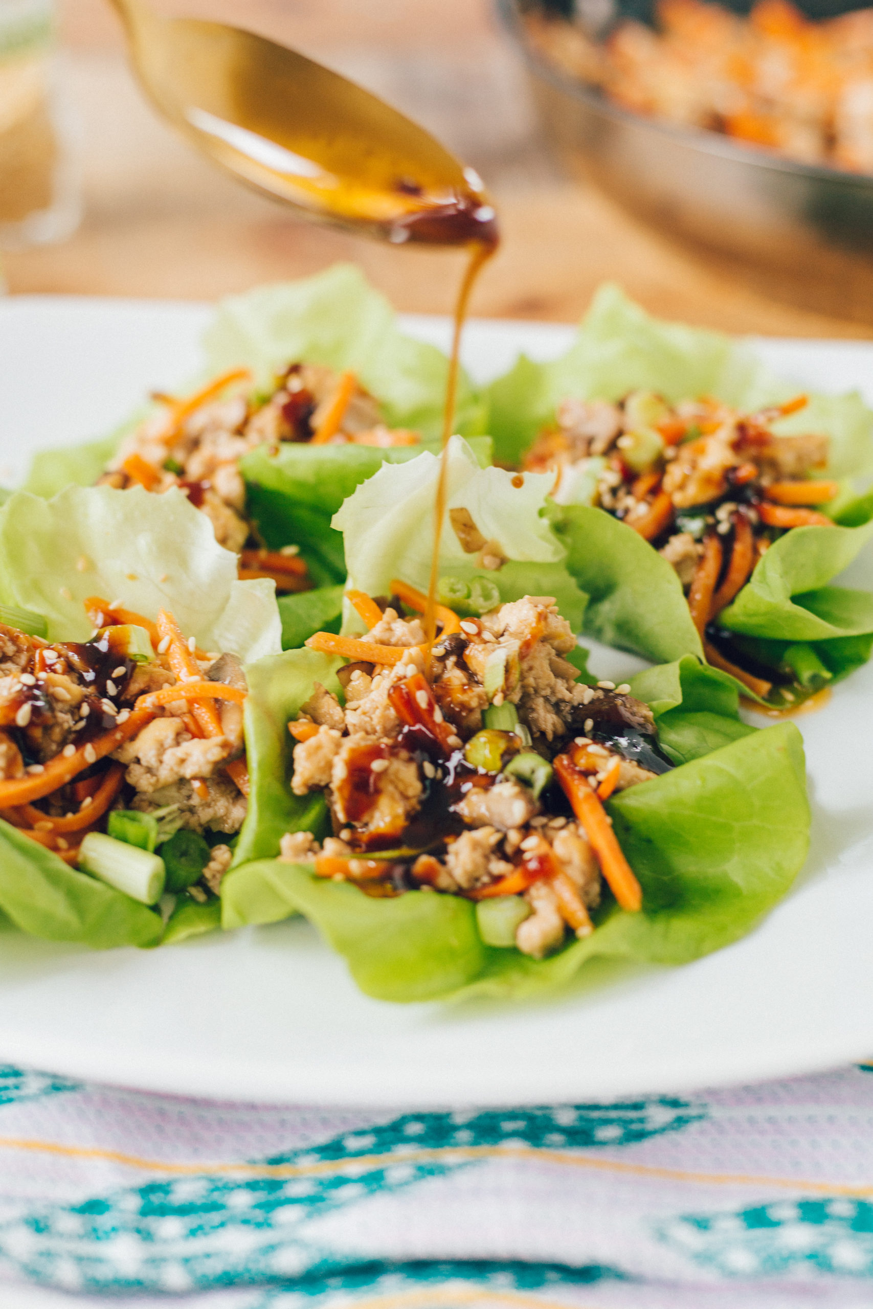 15 Minute Sesame Lettuce Wraps (High Protein & Healthy!) | Sincerely ...